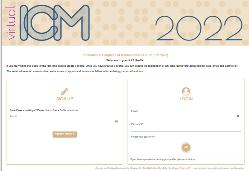 国际数学家大会 ICM 2022 已开放注册